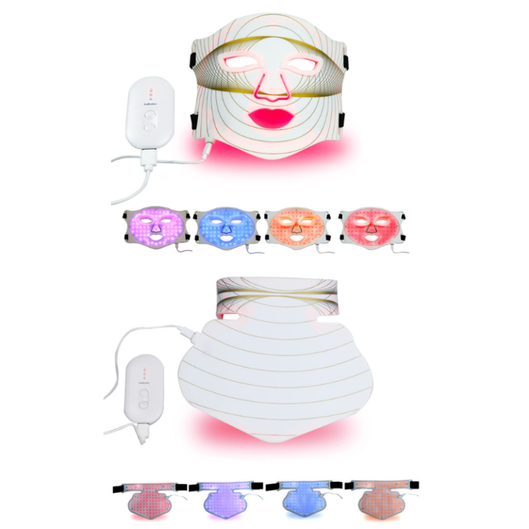 FDA 510k-Certified Black LED Mask Set - Red, Blue, Yellow & NIR